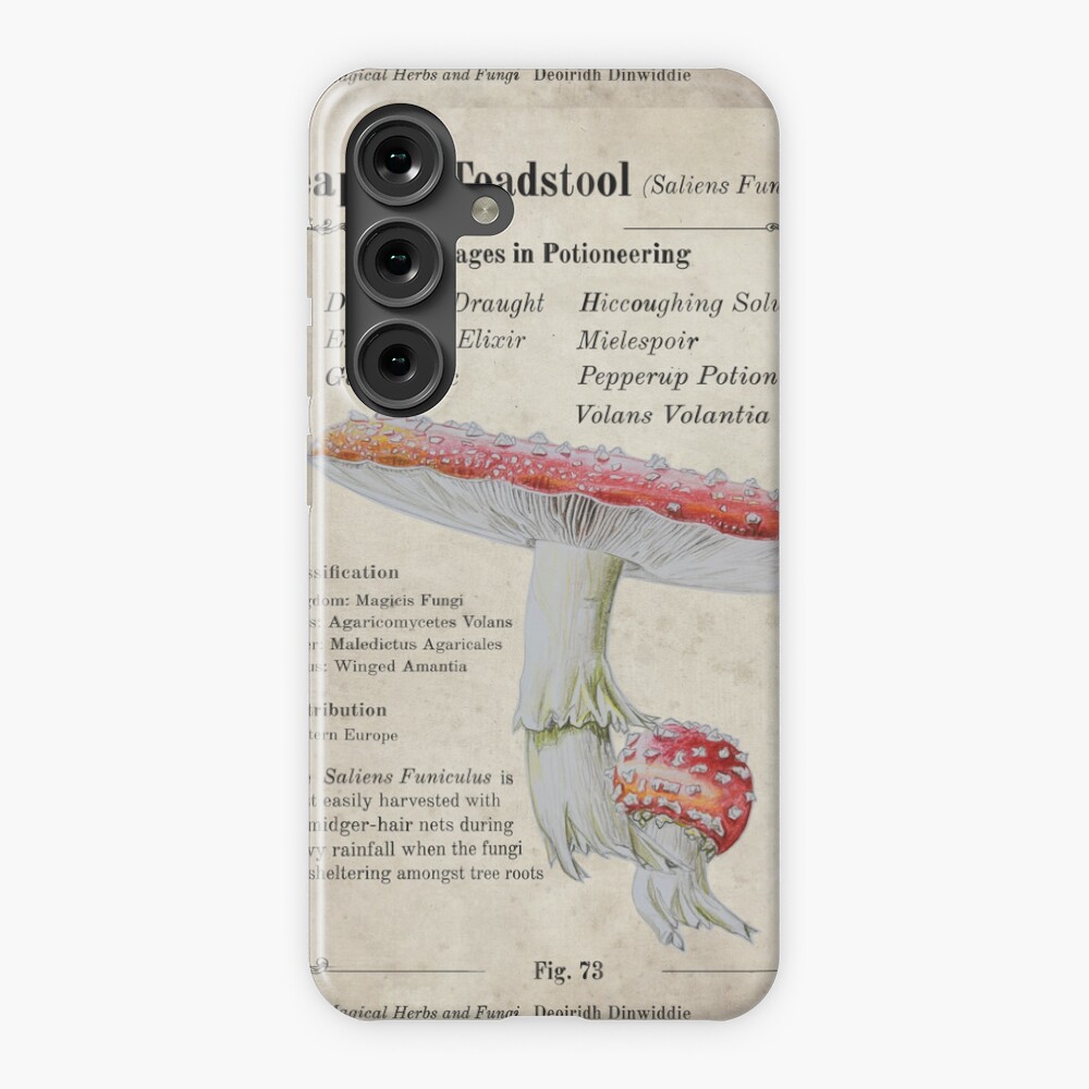 "Leaping Toadstool Herbology Botanical" Poster for Sale by ...