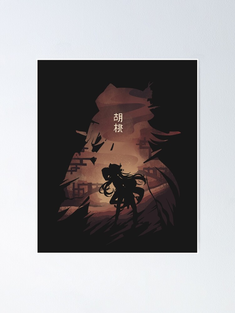 "Hu Tao Genshin Impact" Poster for Sale by Kinkoneko | Redbubble