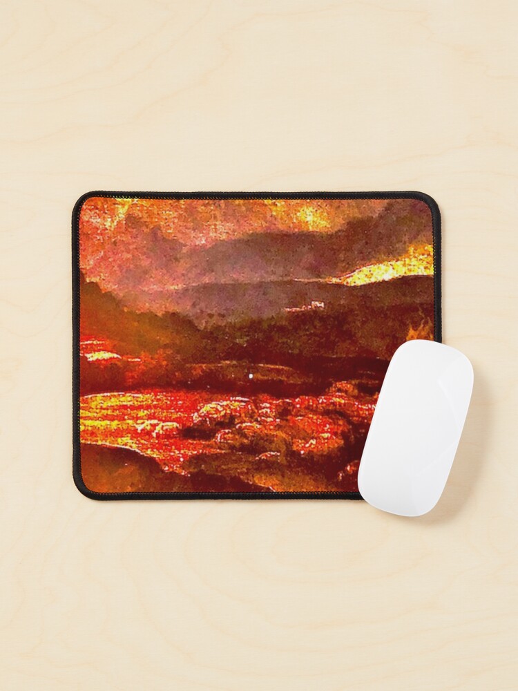 "Heavenly Golden Mountain Desert " Mouse Pad for Sale by SoulArtSara ...