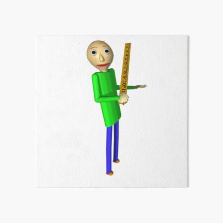 "Baldi's basics - baldi Game Education and Learning" Art Board Print ...