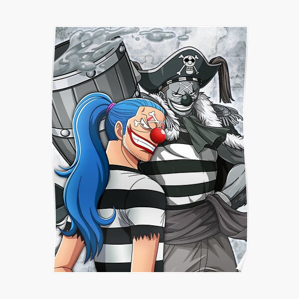 "One piece - Buggy the clown" Poster for Sale by AresDev | Redbubble