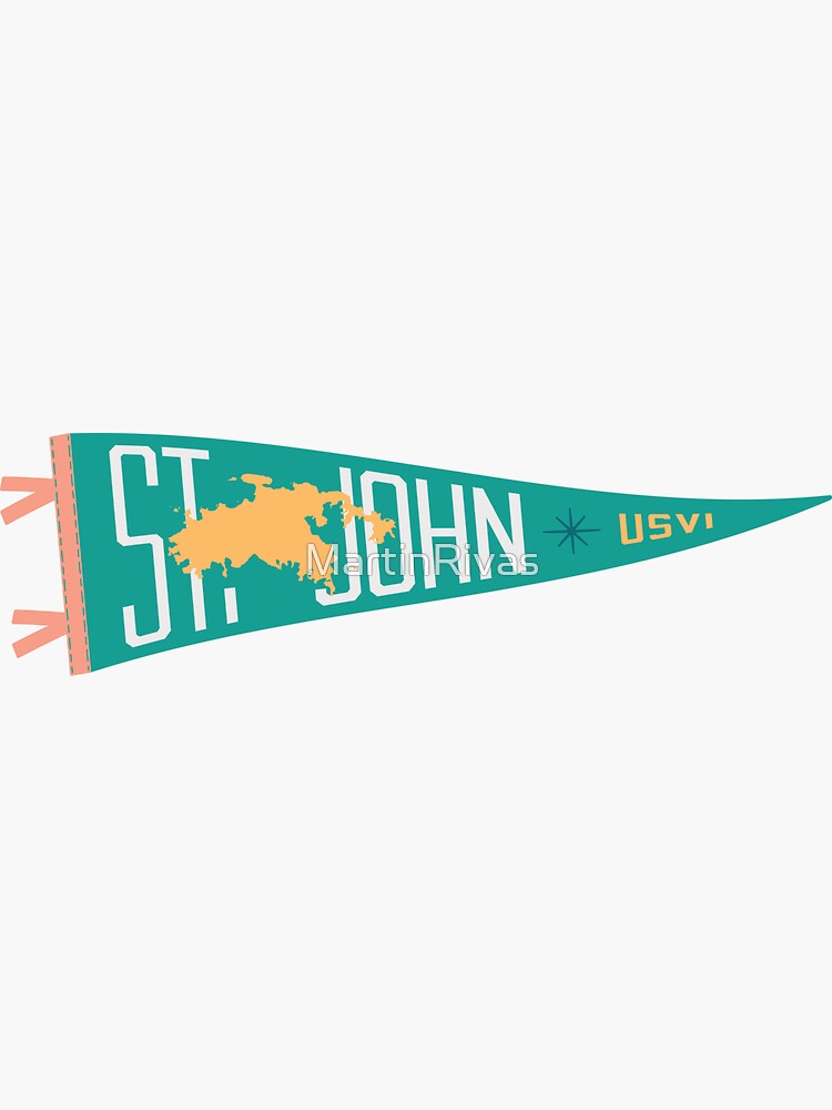 "St. John USVI" Sticker for Sale by MartinRivas | Redbubble