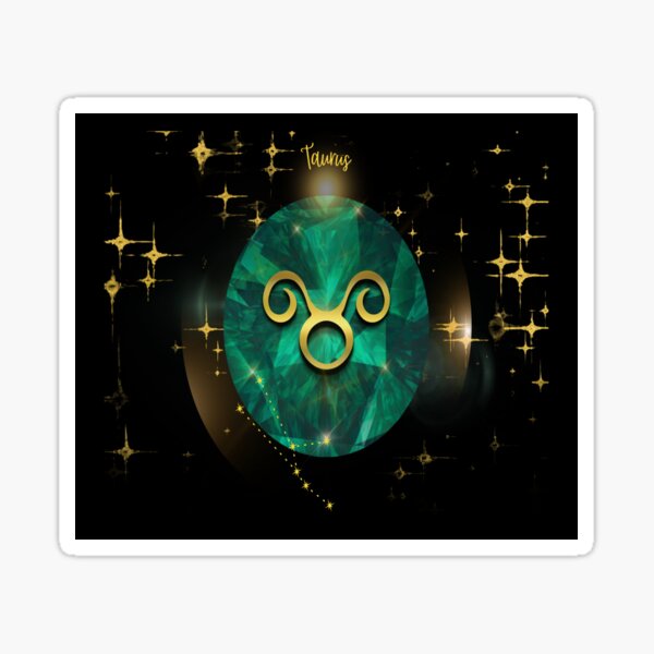 "Taurus zodiac sign" Sticker for Sale by Mandalayn | Redbubble