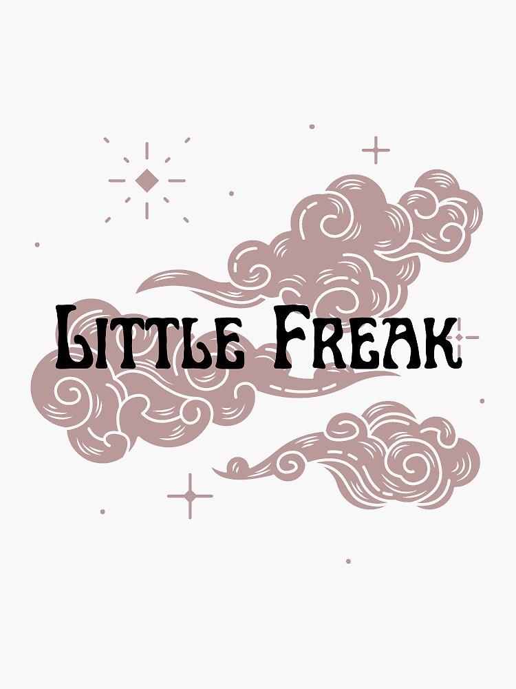 "Little Freak" Sticker for Sale by LKfandomdesigns | Redbubble