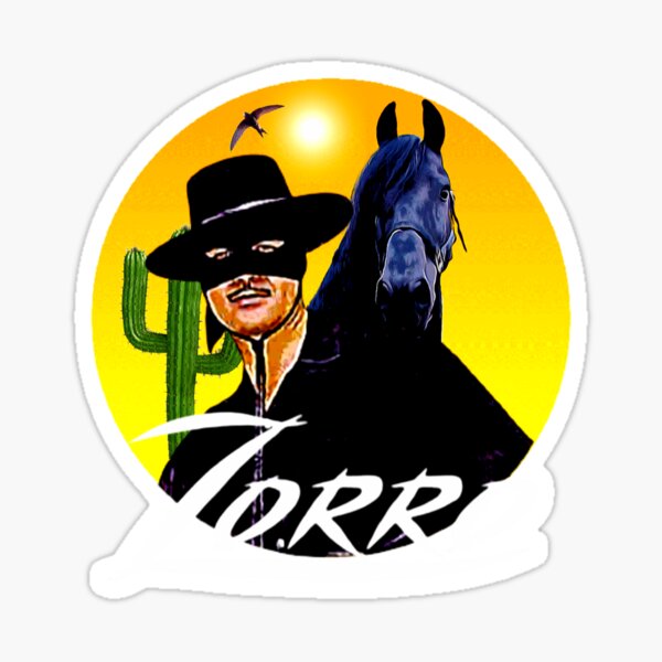 "Zorro" Sticker for Sale by Esadamara | Redbubble