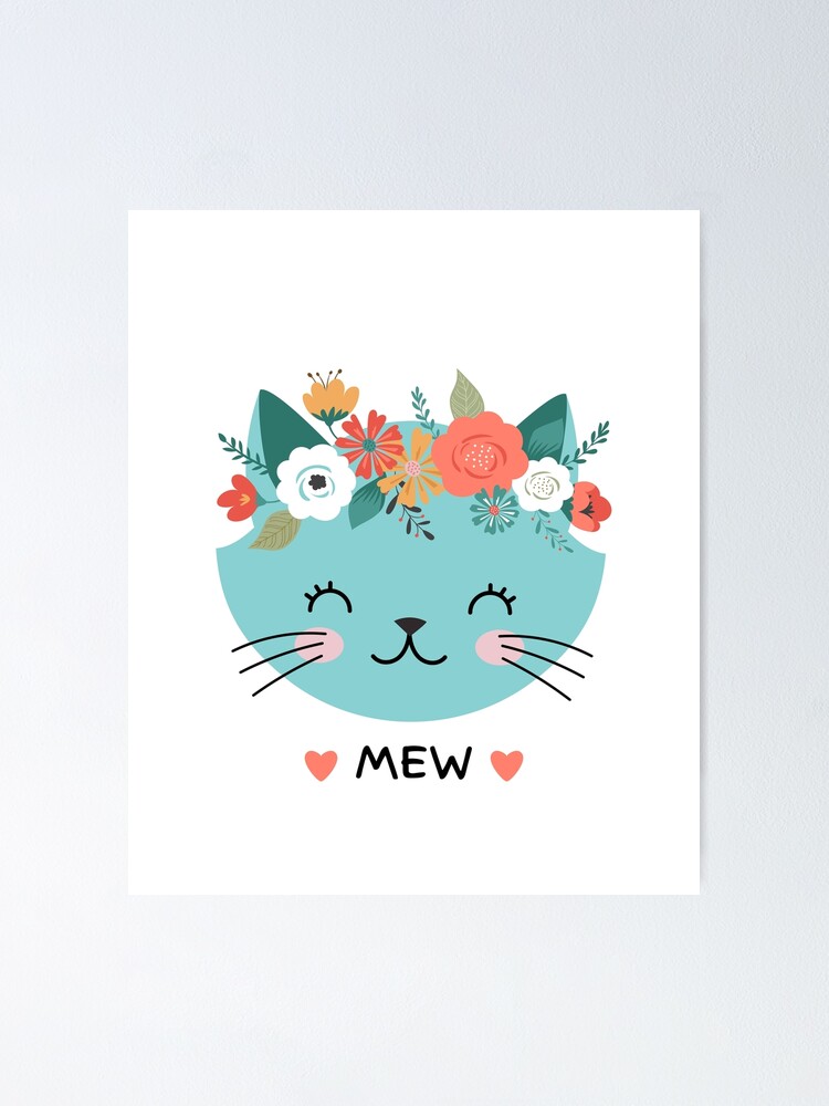 "Cutety cattie" Poster for Sale by goldenlolly1 | Redbubble