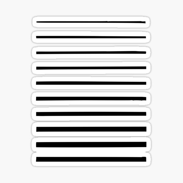 "Abstract Line Streaks Design" Sticker for Sale by freshWaterCo | Redbubble