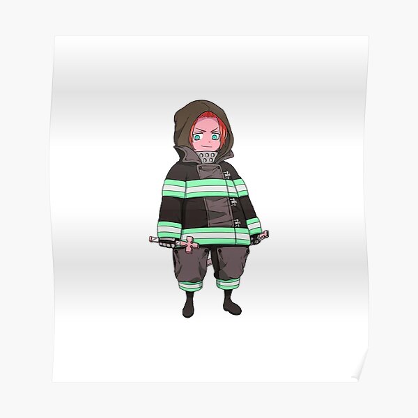 "arthur boyle - Fire force" Poster for Sale by MoEl-Art | Redbubble