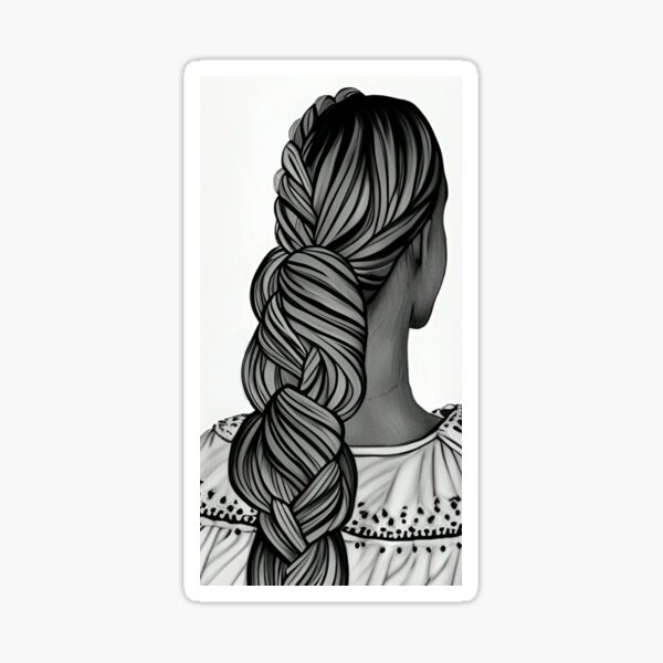 "Chai Braids" Sticker for Sale by AstraLowelle | Redbubble
