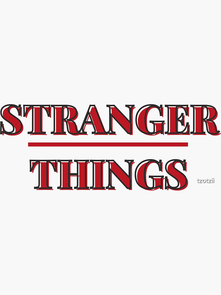 "Stranger things season 1" Sticker for Sale by tzotzii | Redbubble