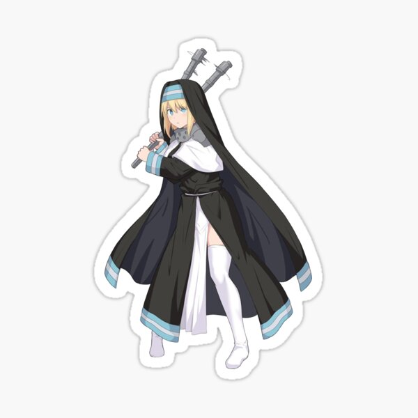"Iris - Fire force" Sticker for Sale by MoEl-Art | Redbubble