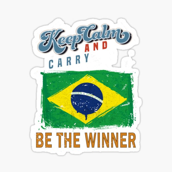 "Keep Calm and Carry on Be The Winner" Sticker for Sale by Islanr ...