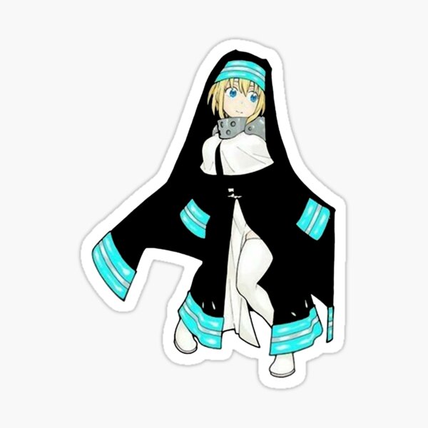 "Iris - Fire force" Sticker for Sale by MoEl-Art | Redbubble