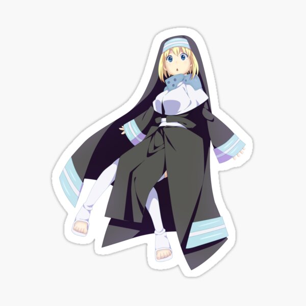 "Iris - Fire force" Sticker for Sale by MoEl-Art | Redbubble