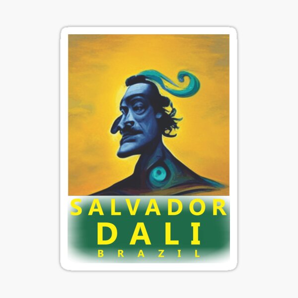 "Tribute to Salvador Dali" Sticker for Sale by Ahoraluis | Redbubble