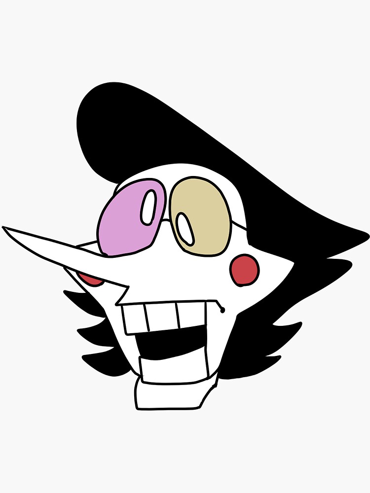 "Spamton" Sticker for Sale by LazyboxP | Redbubble