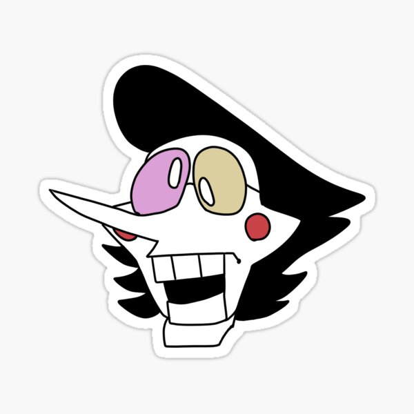 "Spamton" Sticker for Sale by LazyboxP | Redbubble