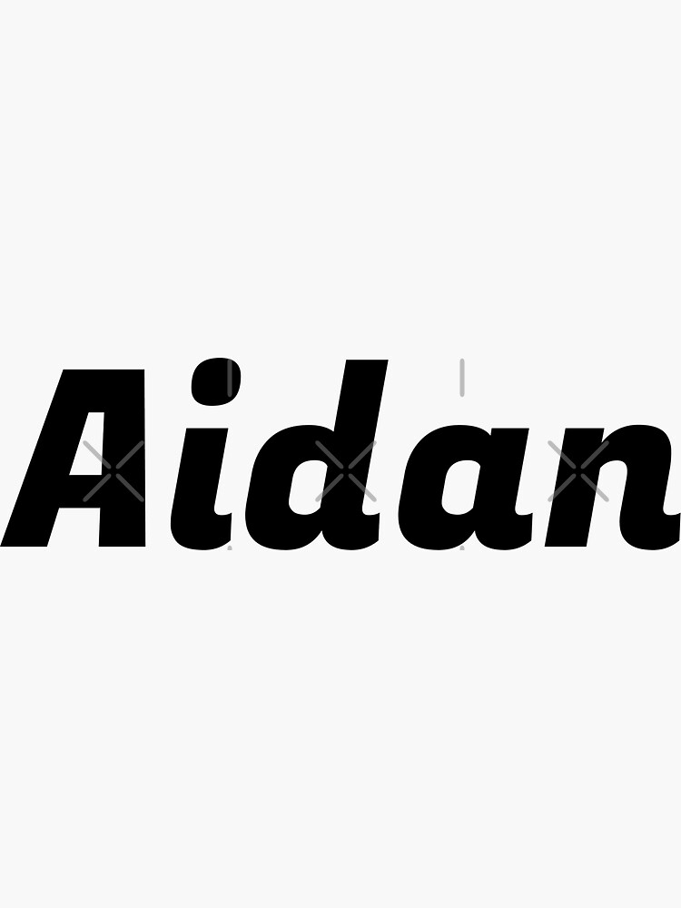 Pegatina «Aidan» de JuliesDesigns | Redbubble