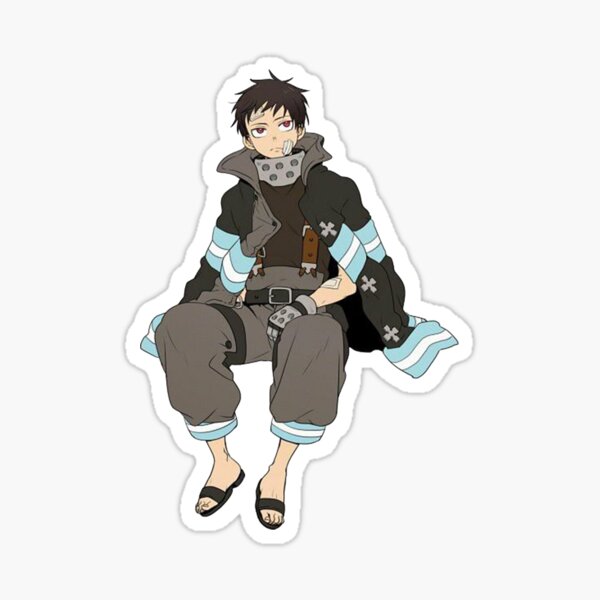 "Shinra - Fire force" Sticker for Sale by MoEl-Art | Redbubble