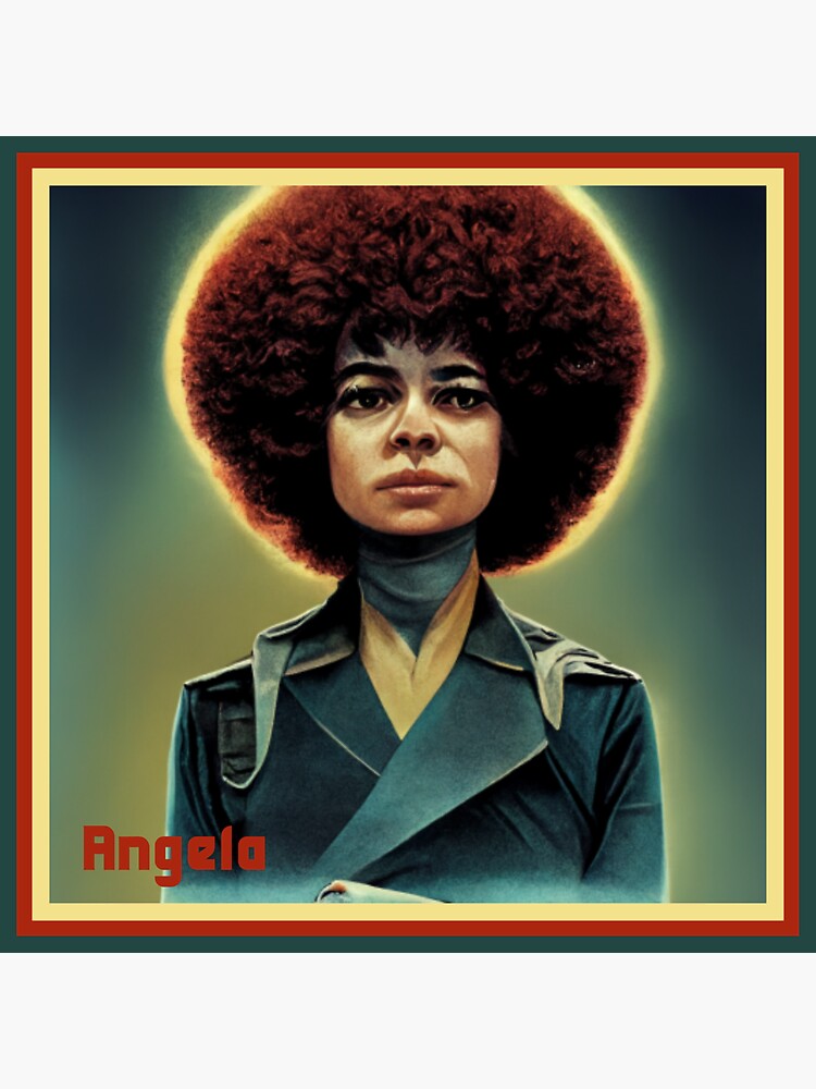"Tribute to Angela" Sticker for Sale by Tenderchaos | Redbubble