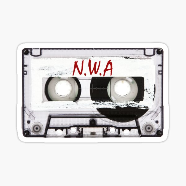 "NWA Mixtape Design" Sticker for Sale by FreshDaily | Redbubble
