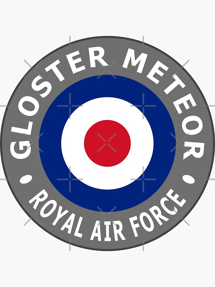 "Gloster Meteor" Sticker for Sale by lyvershop | Redbubble
