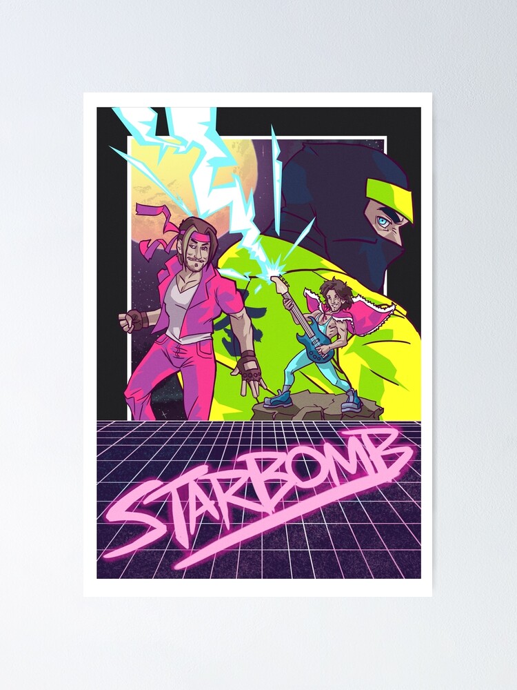 "Starbomb II" Poster for Sale by DirkPower | Redbubble