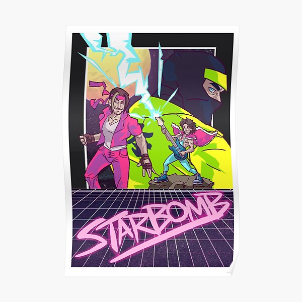 "Starbomb II" Poster for Sale by DirkPower | Redbubble