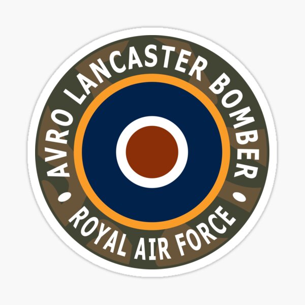 "Avro Lancaster Bomber" Sticker for Sale by lyvershop | Redbubble
