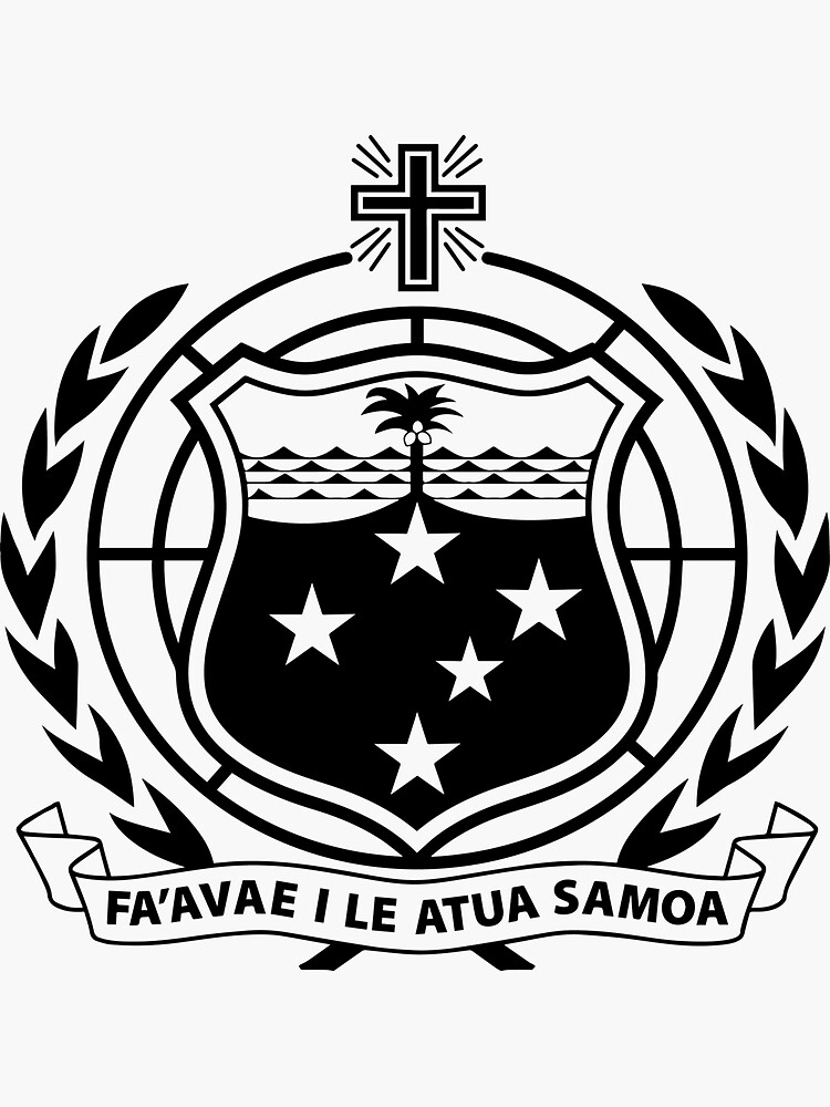 "Samoa Seal Design" Sticker for Sale by CyberneticTees | Redbubble