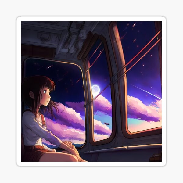 "Ride the midnight train 2" Sticker for Sale by MidFantasy | Redbubble