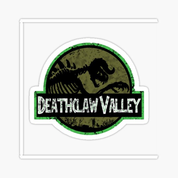 "Fallout - Deathclaw Valley" Sticker for Sale by Cameron Mills | Redbubble