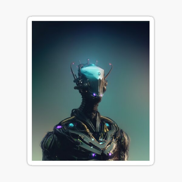 "Robots Re-Imagined #6" Sticker for Sale by fxrtst | Redbubble