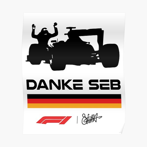 "Danke seb" Poster for Sale by SuniTee | Redbubble