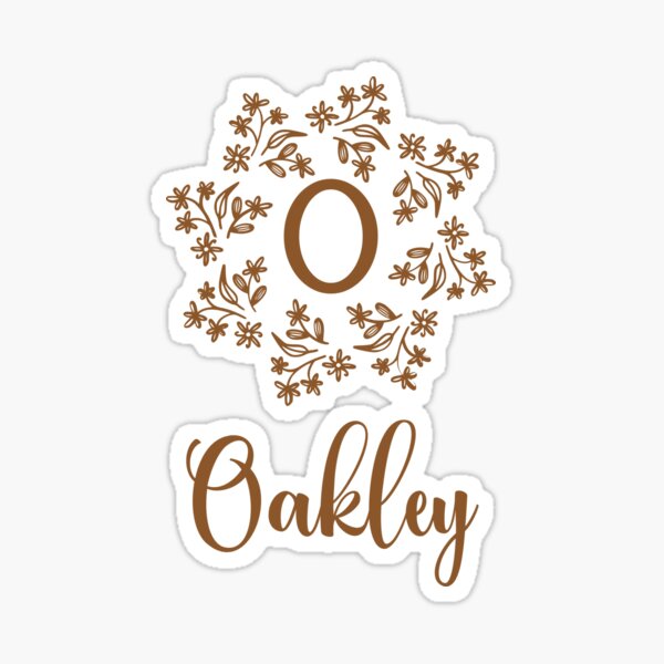 "Oakley Name Tag" Sticker for Sale by xadiacashif | Redbubble