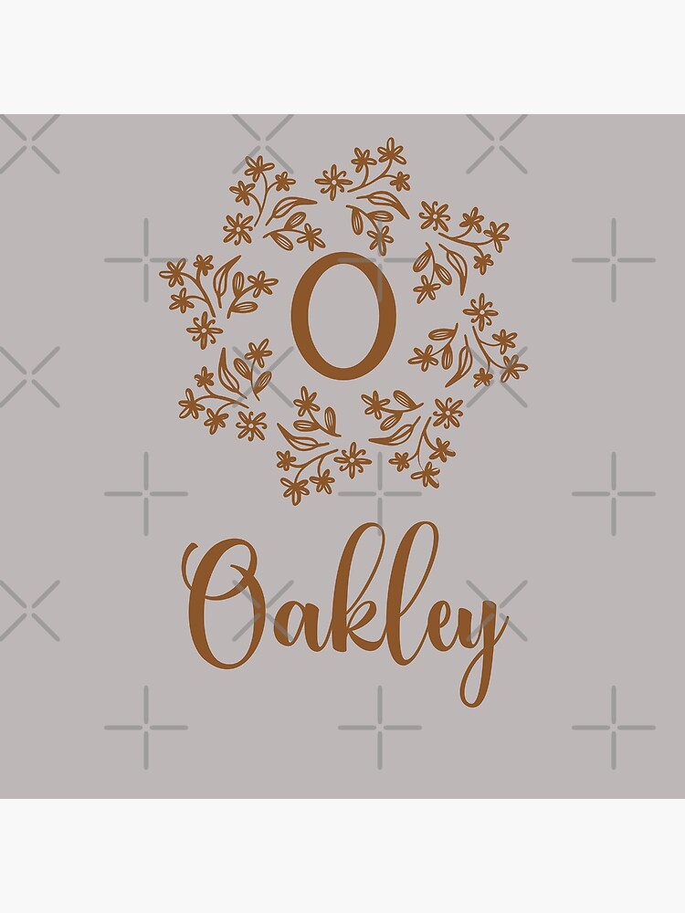 "Oakley Name Tag" Poster for Sale by xadiacashif | Redbubble