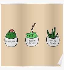 Plant Puns: Posters | Redbubble