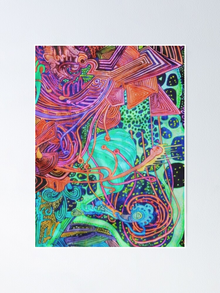 "Chaotic busy biology art intricate organs shapes biologist alien ...