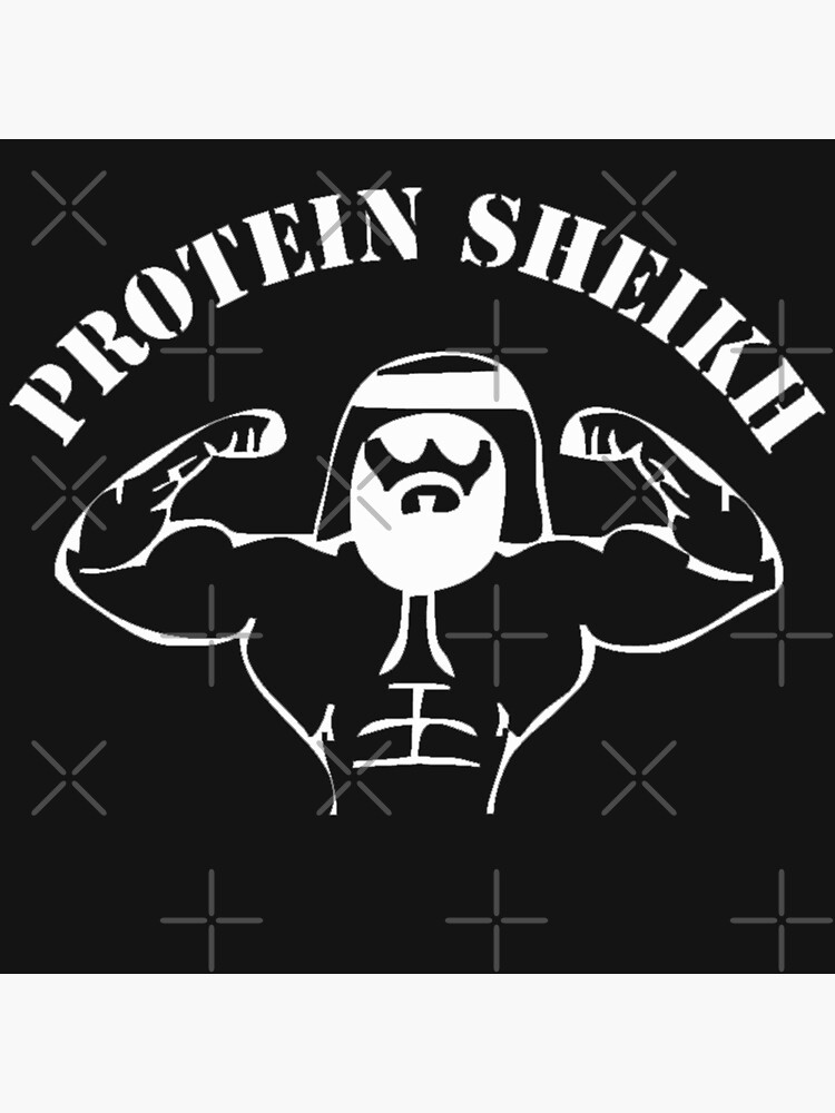 Póster «Proteína árabe musulmán libanés Sheikh ejercicio de gimnasio ...