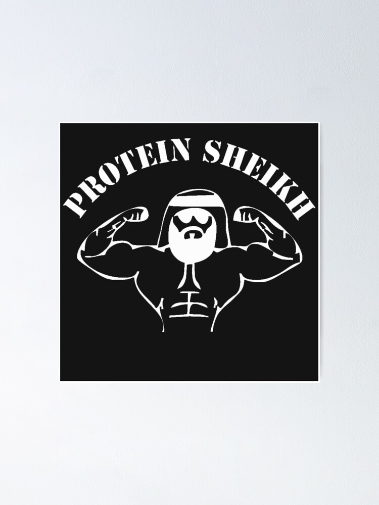 Póster «Proteína árabe musulmán libanés Sheikh ejercicio de gimnasio ...