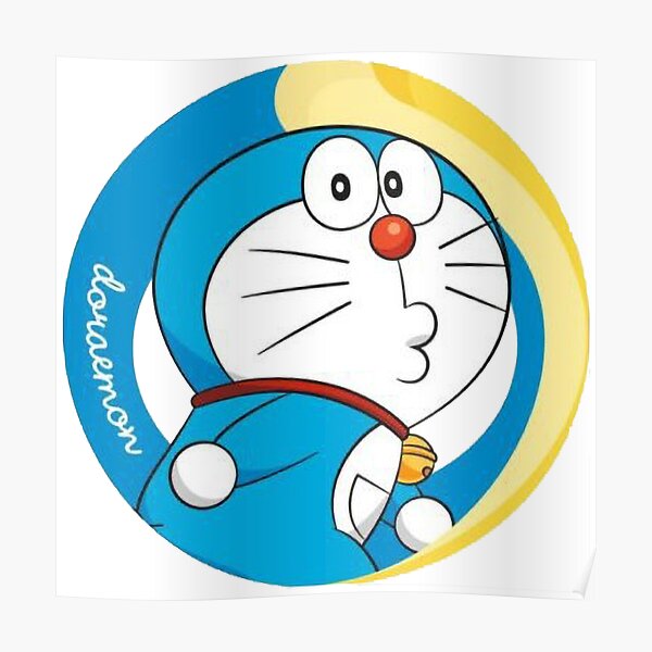 "blue doremon" Poster for Sale by Harmonycla | Redbubble