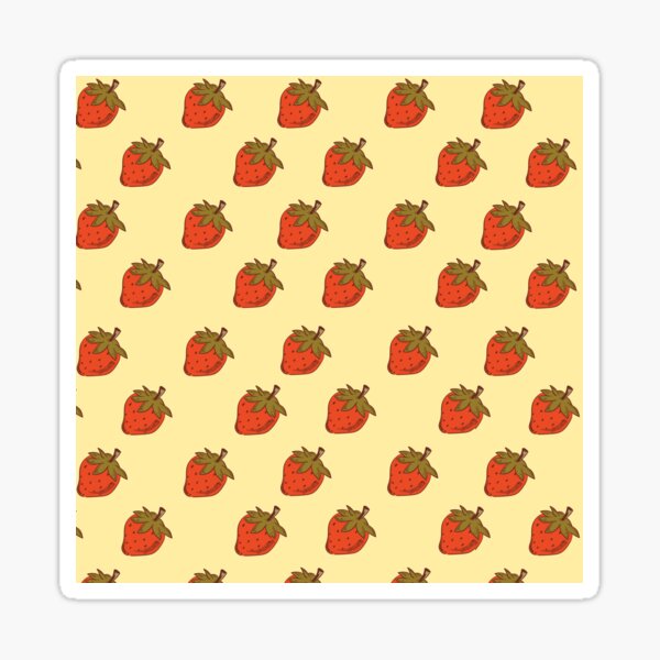 "berry berry strawberry" Sticker for Sale by DressUp-GlowUp | Redbubble