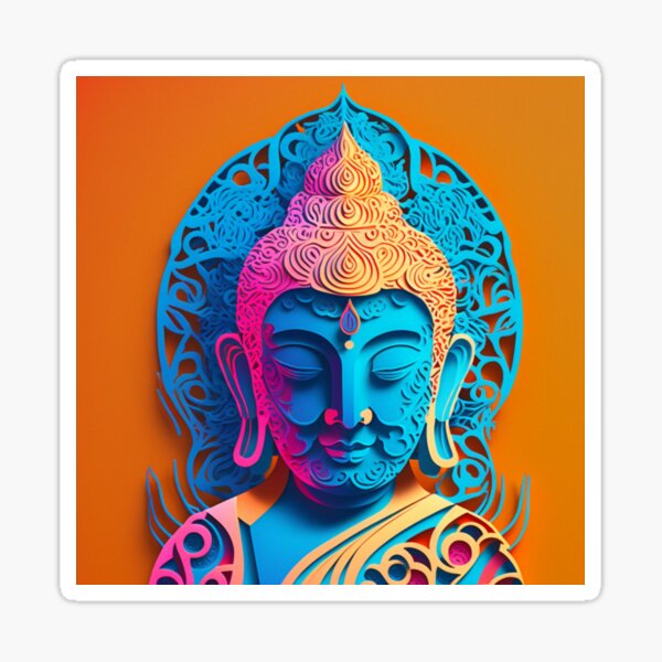 "Buddha" Sticker for Sale by AffirmDSG | Redbubble