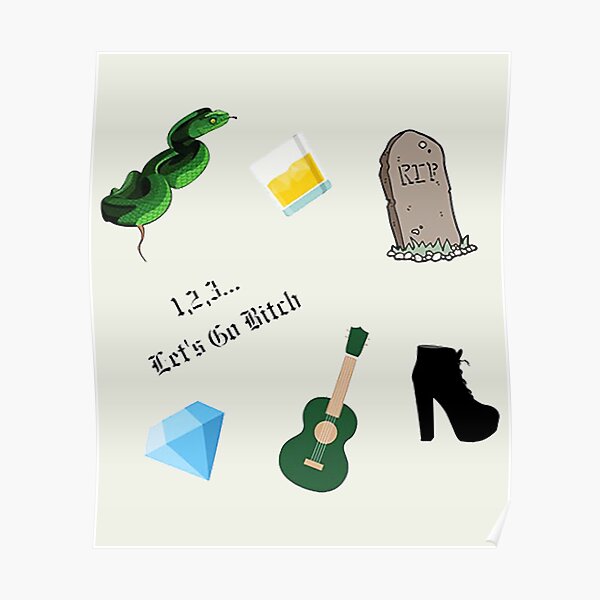 "Taylor Swift reputation Sticker Pack" Poster for Sale by DivyanshuSSS ...