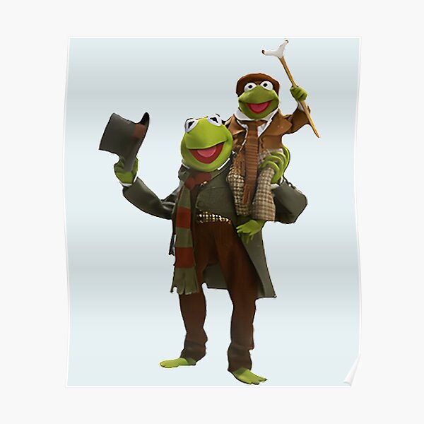"A Muppet Christmas Carol - Bob and Tiny Tim" Poster for Sale by ...