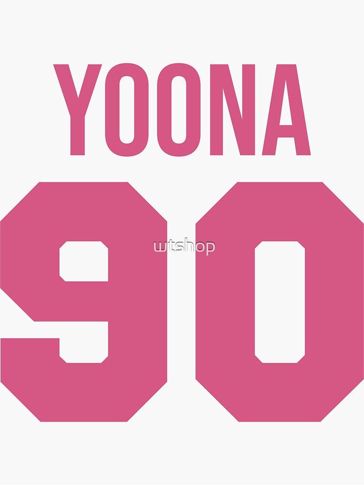 "SNSD / Girls' Generation - Yoona College Jersey" Sticker for Sale by ...