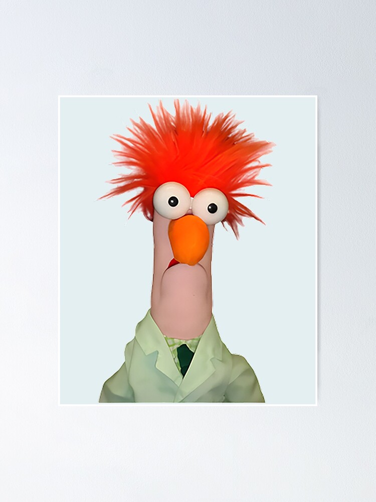 Poster for Sale mit "Meep-Muppet-Becher" von Lydialee56 | Redbubble