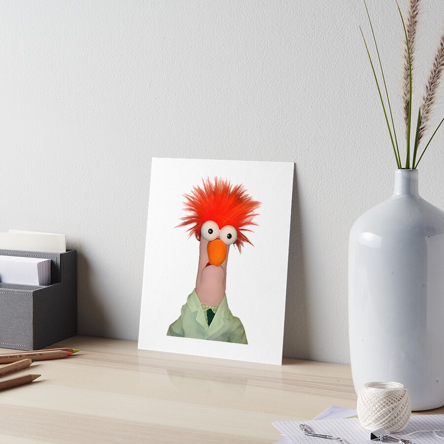 "Meep Muppet Beaker" Poster for Sale by Lydialee56 | Redbubble