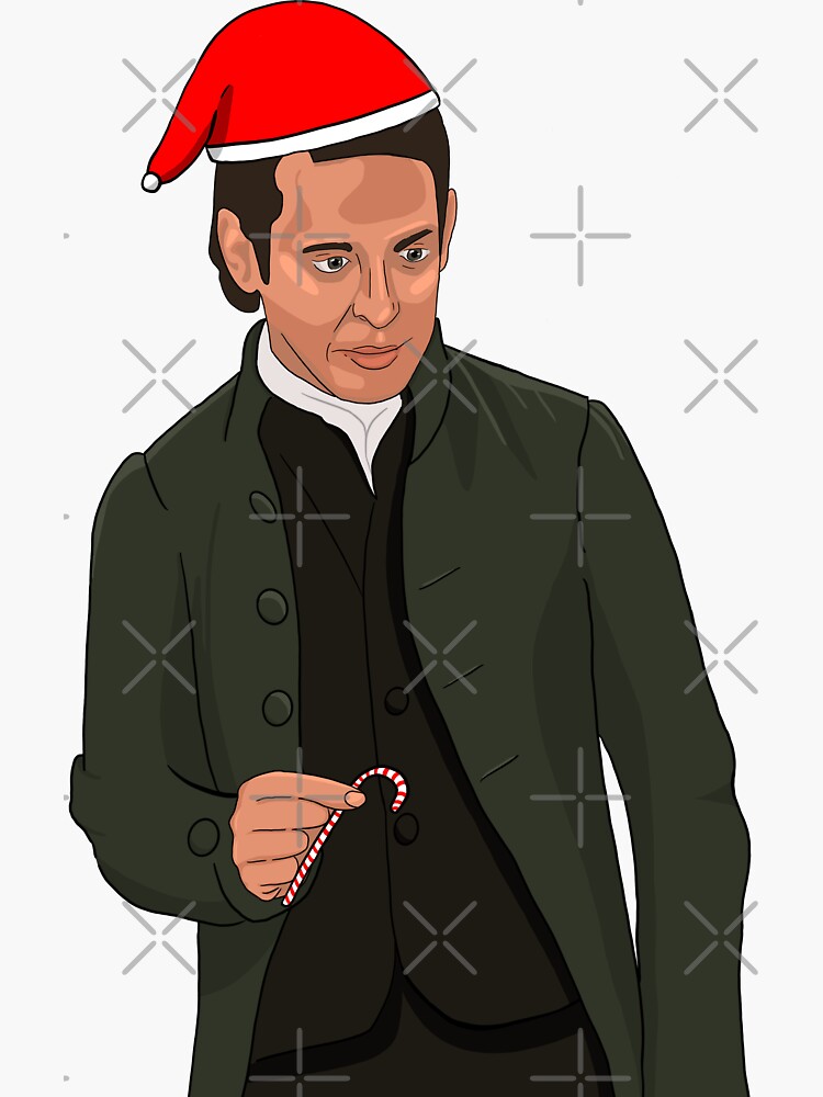 "Mr Collins - Pride and Prejudice - Delicate little Christmas" Sticker ...