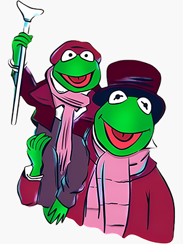 "The muppet Christmas carol color" Sticker for Sale by Lydialee56 ...